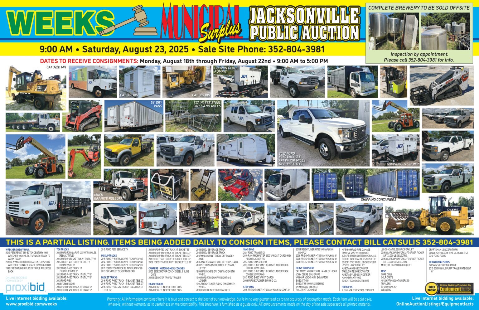 Weeks Auction Company Florida – A Central Florida public consignment ...